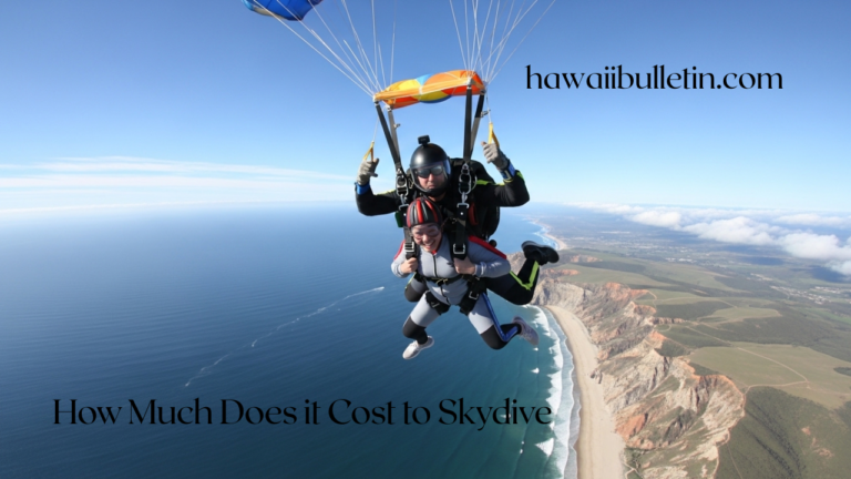 How Much Does it Cost to Skydive